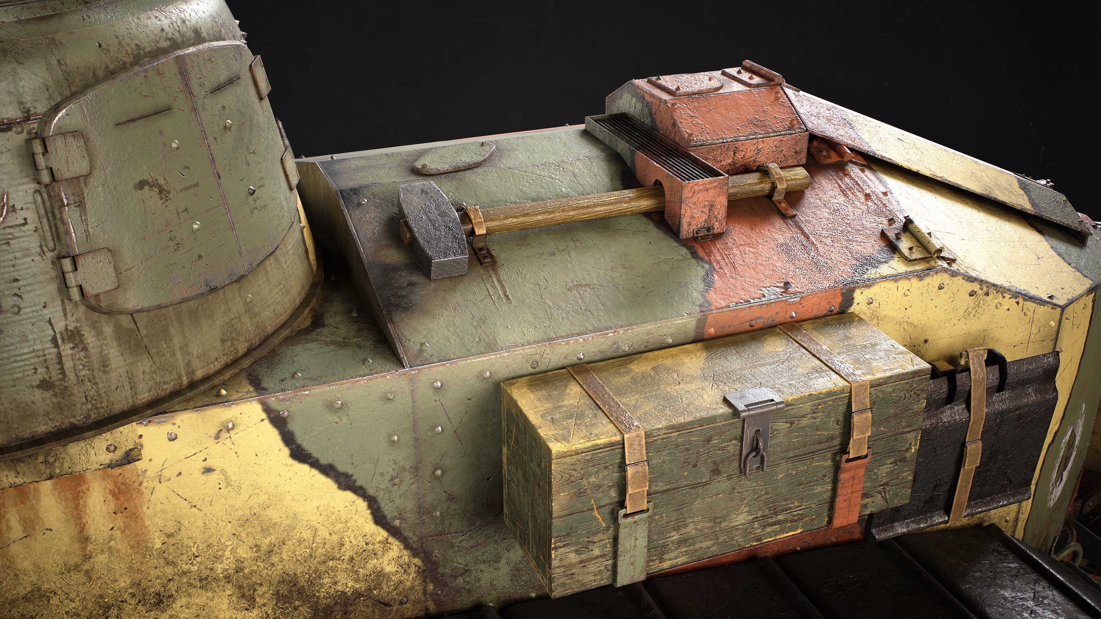 3D model Renault FT17 Light Tank VR / AR / low-poly | CGTrader