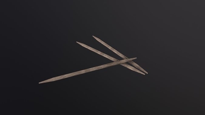 3D model Toothpick 3D Model VR / AR / low-poly | CGTrader