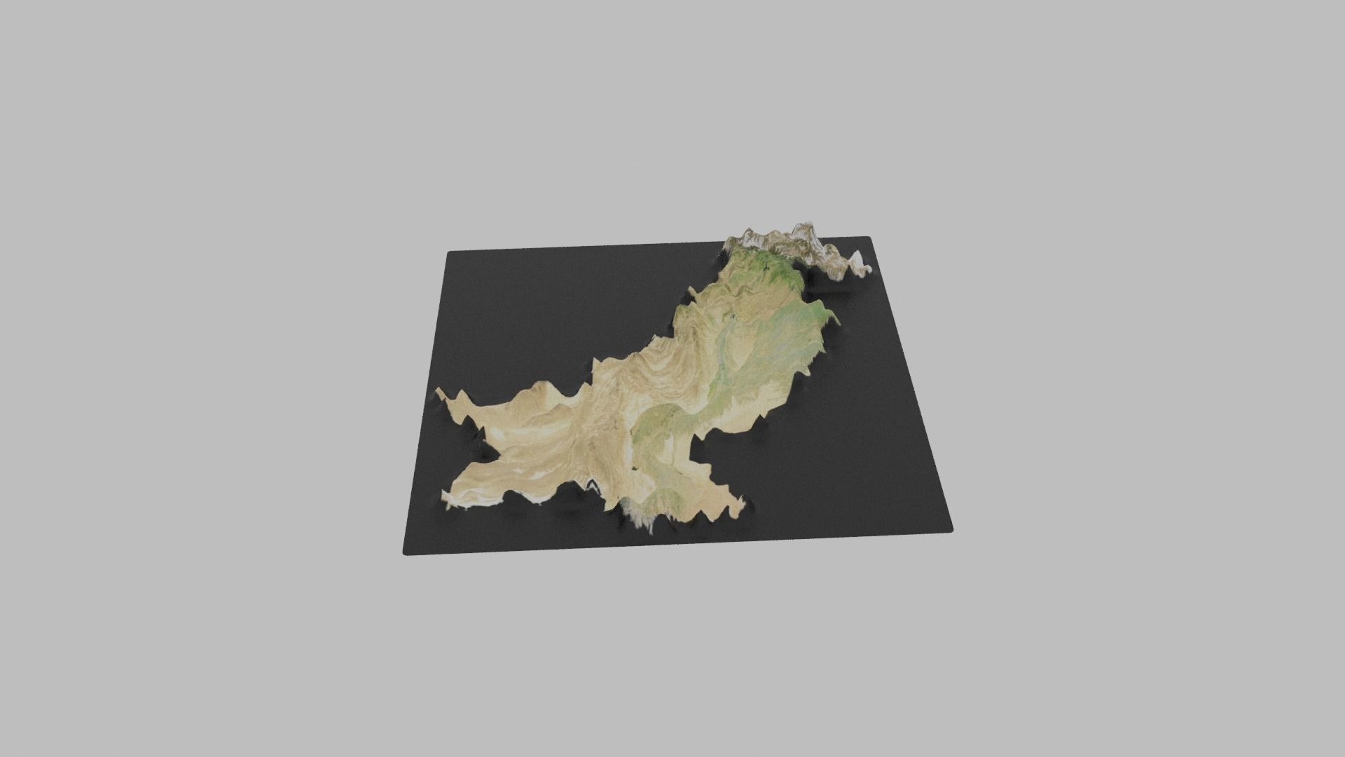 3D model Pakistan Map Country VR / AR / low-poly | CGTrader