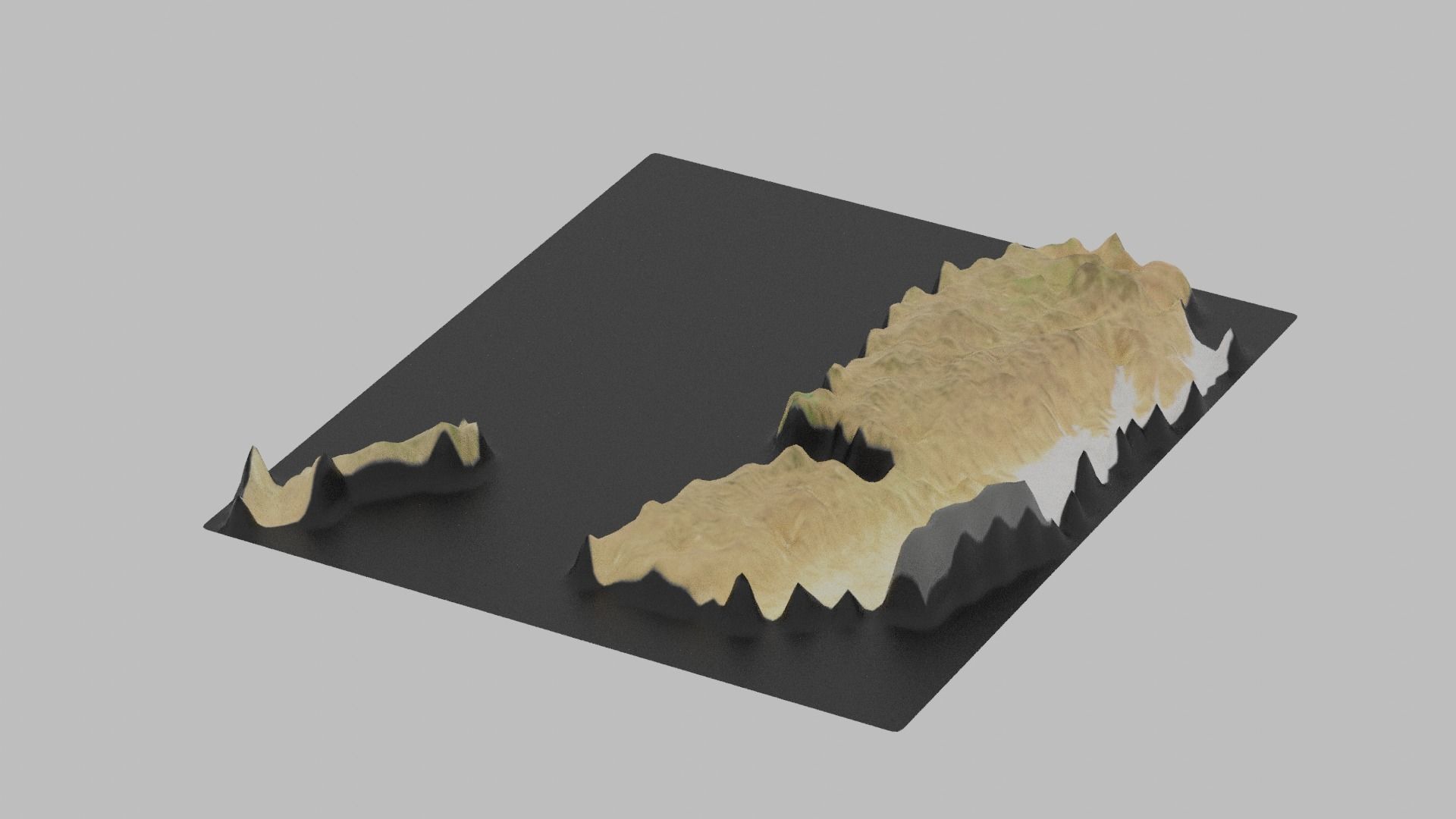 3D model Palestine Map Country VR / AR / low-poly | CGTrader