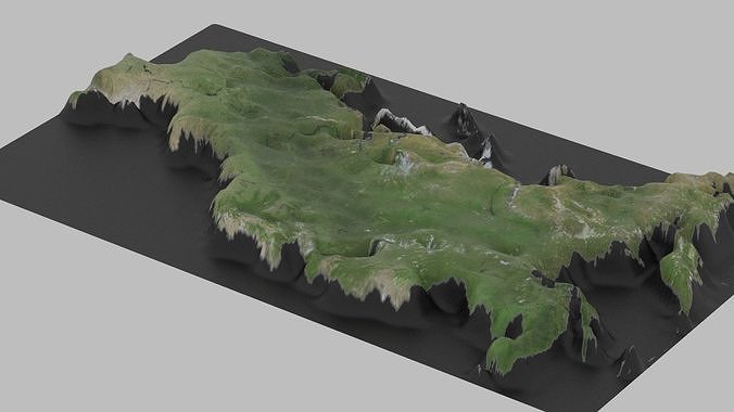 3D model Russia Map Country VR / AR / low-poly | CGTrader