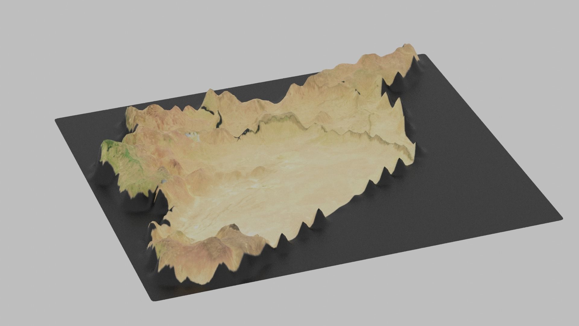 3D model Syria Map Country VR / AR / low-poly | CGTrader