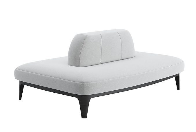 Bench Dragonfly Flexform 3D model | CGTrader