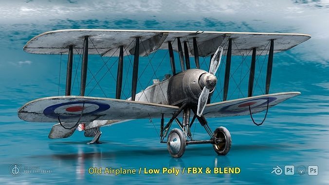 3D model Old Aircraft VR / AR / low-poly | CGTrader