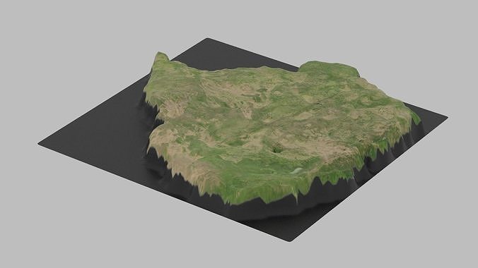 3D model Zimbabwe Map Country VR / AR / low-poly | CGTrader