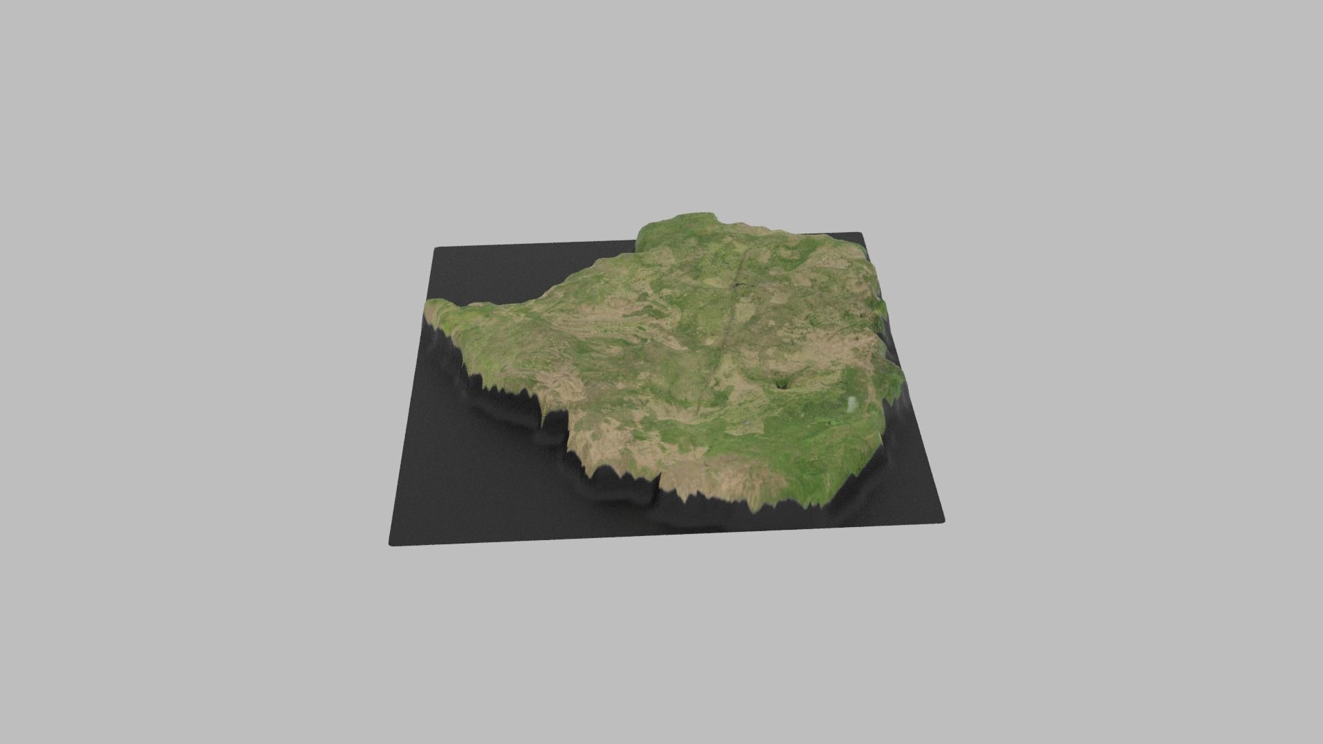 3D model Zimbabwe Map Country VR / AR / low-poly | CGTrader
