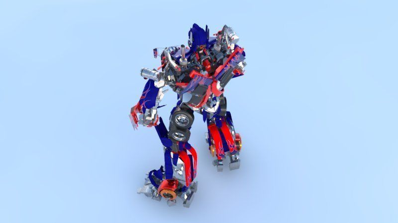 Optimus Prime 3D model animated | CGTrader