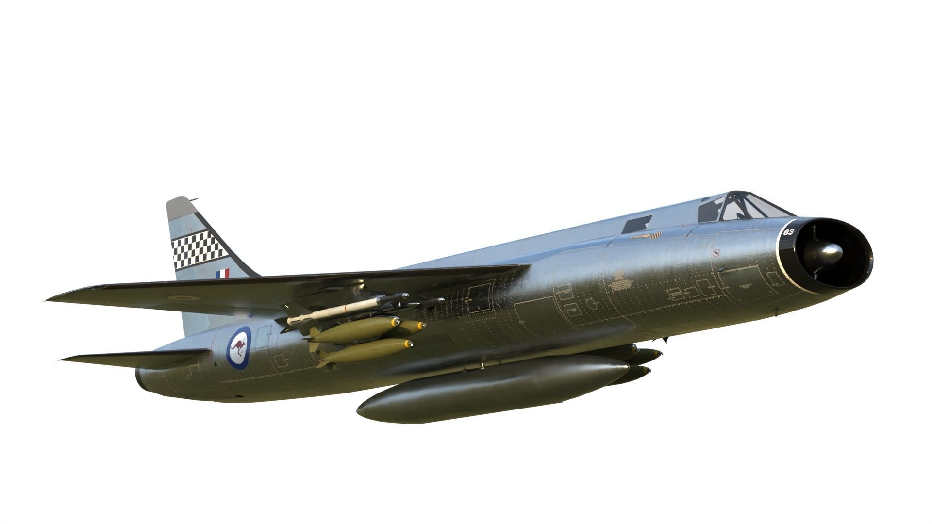 Commonwealth CA-23 Fighter 3D model | CGTrader