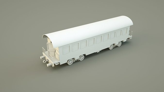 Train vagon 3D model | CGTrader