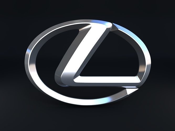 Lexus Logo 3D model | CGTrader
