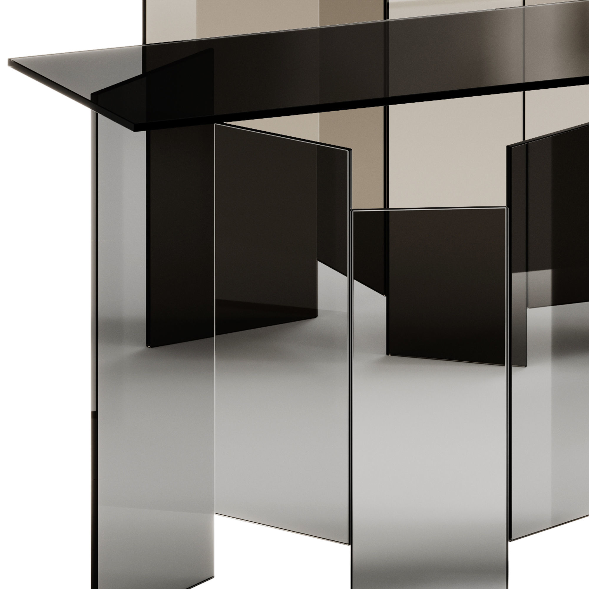 Tonelli Design METROPOLIS Rectangular console table 3D model | CGTrader