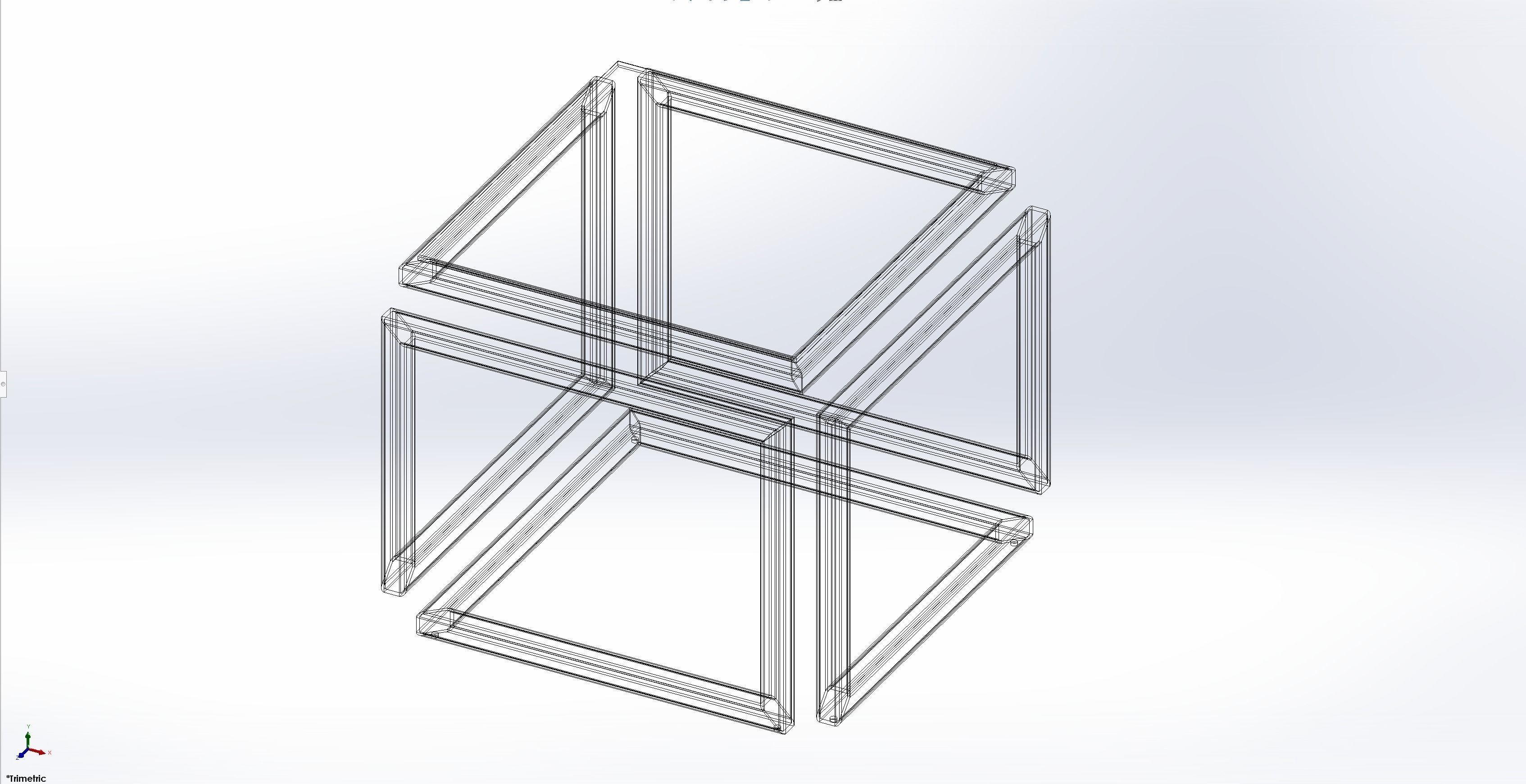 Infinity cube table free 3D model | CGTrader