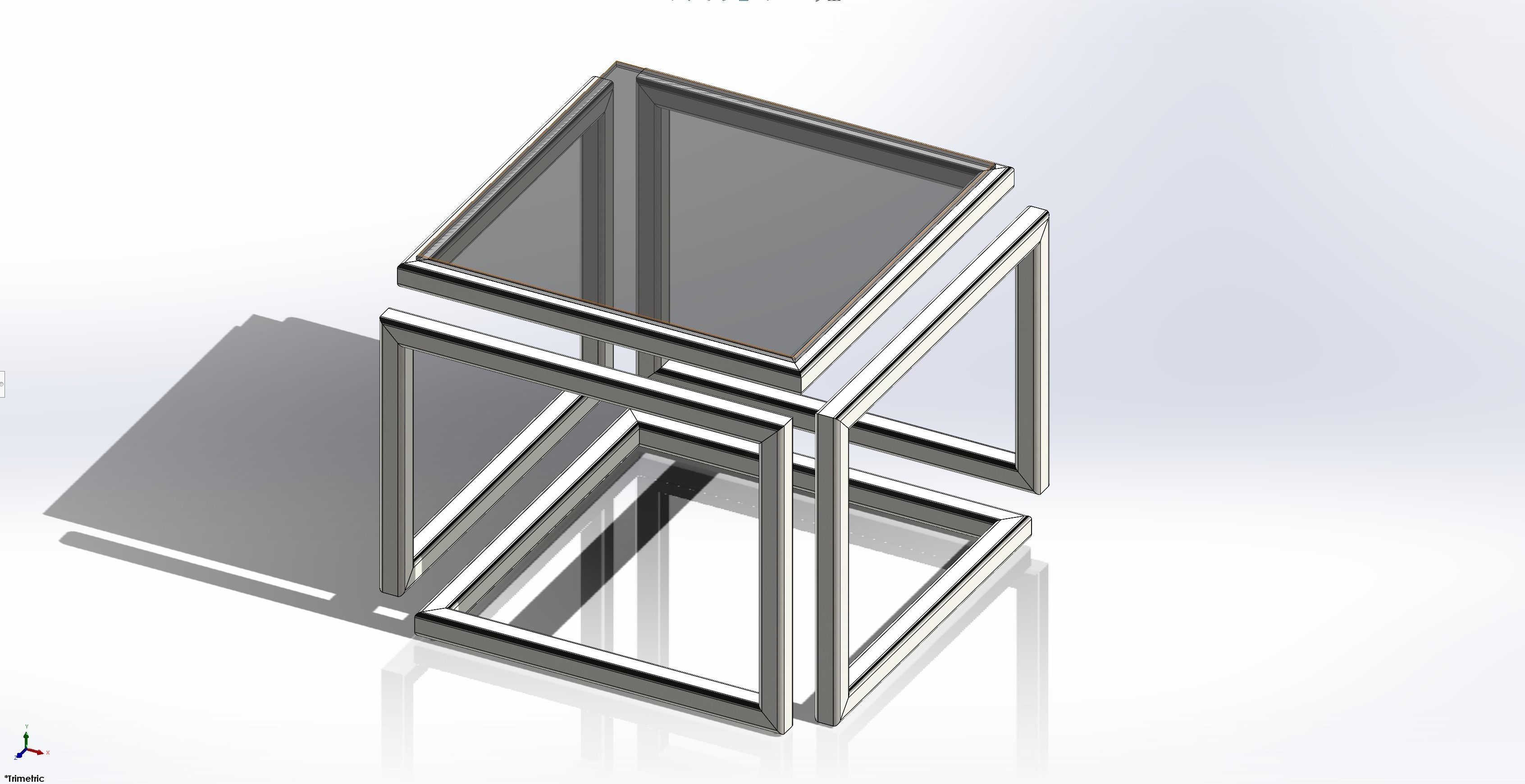 Infinity cube table free 3D model | CGTrader