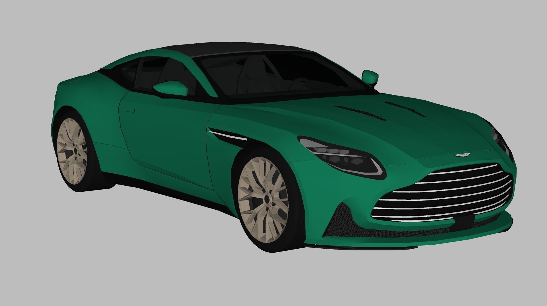 3D model Aston Martin DB12 2024 VR / AR / low-poly | CGTrader