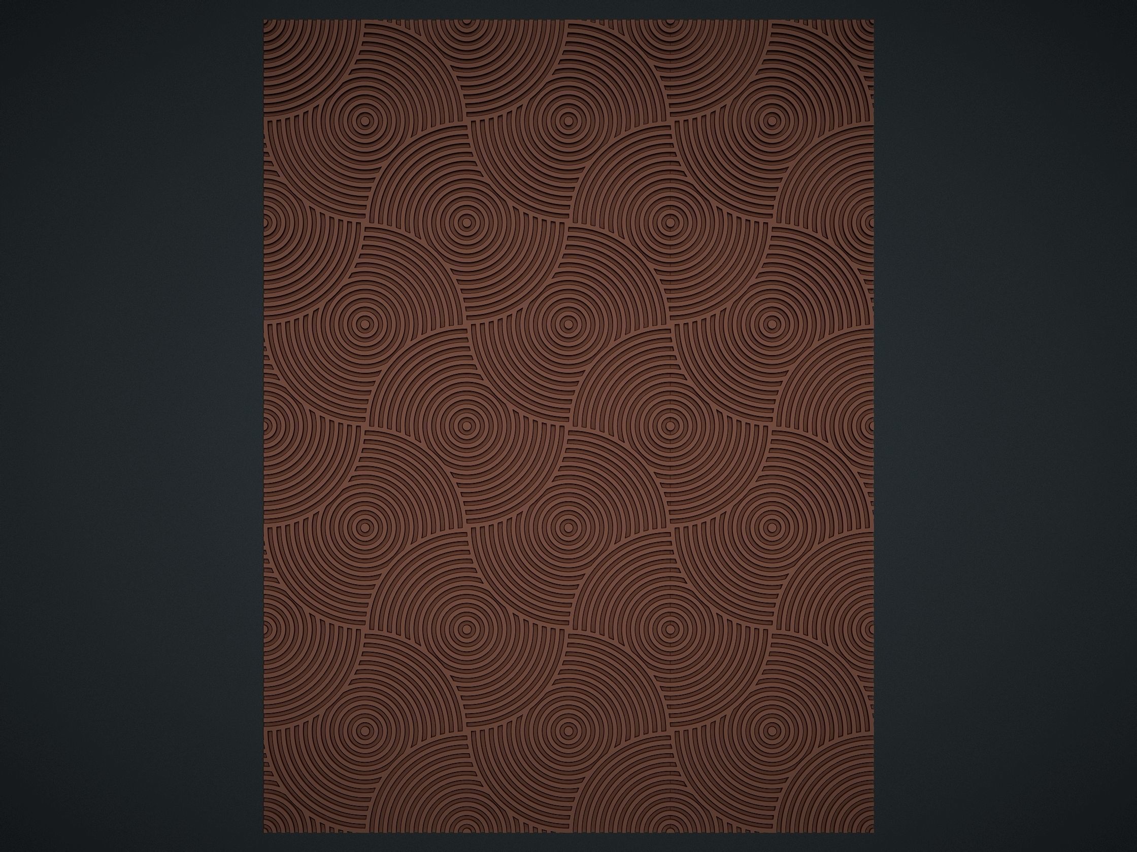 Seamless geometric pattern wall panel 3D model 3D printable | CGTrader