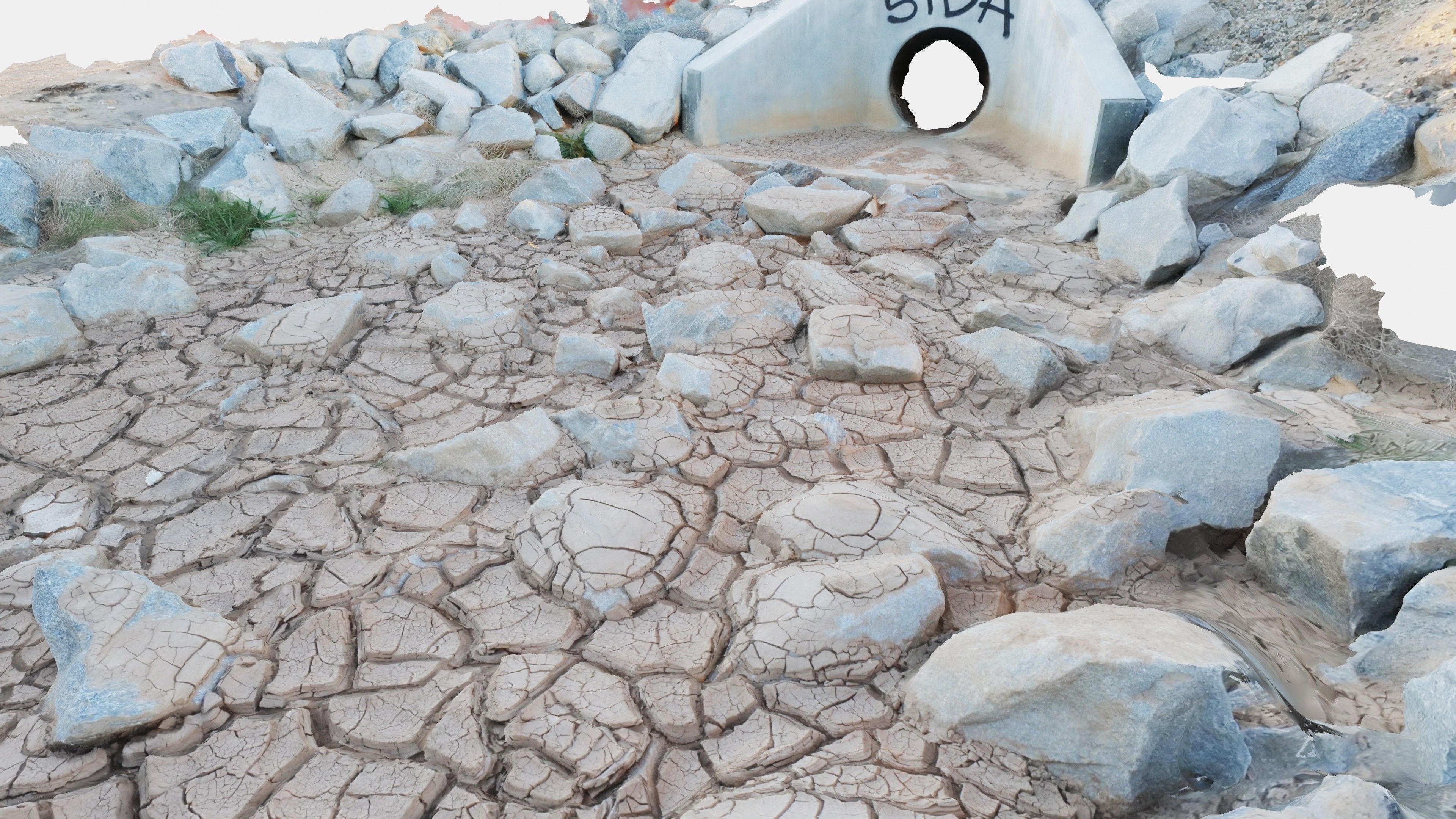 Desert Wash 3D Scan 3D model | CGTrader