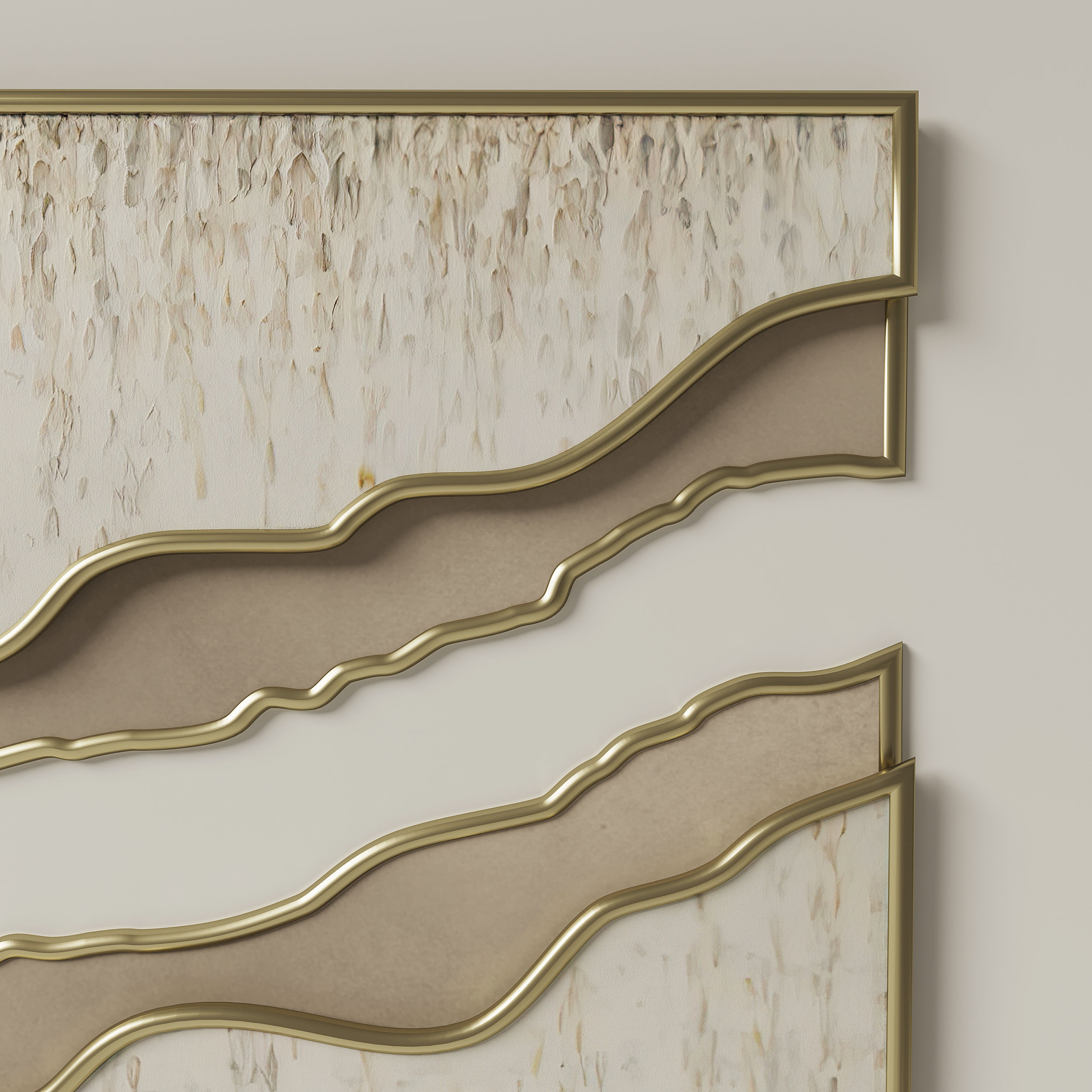 Weeping Willow Wall Sculpture John-Richard 3D model | CGTrader