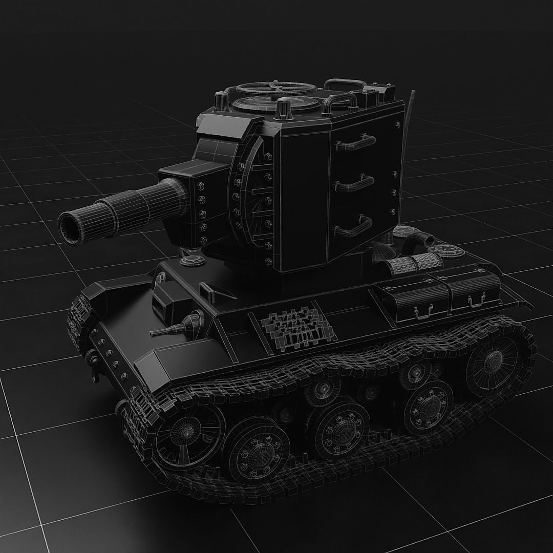KV 2 - USSR Heavy Tank 3D model | CGTrader
