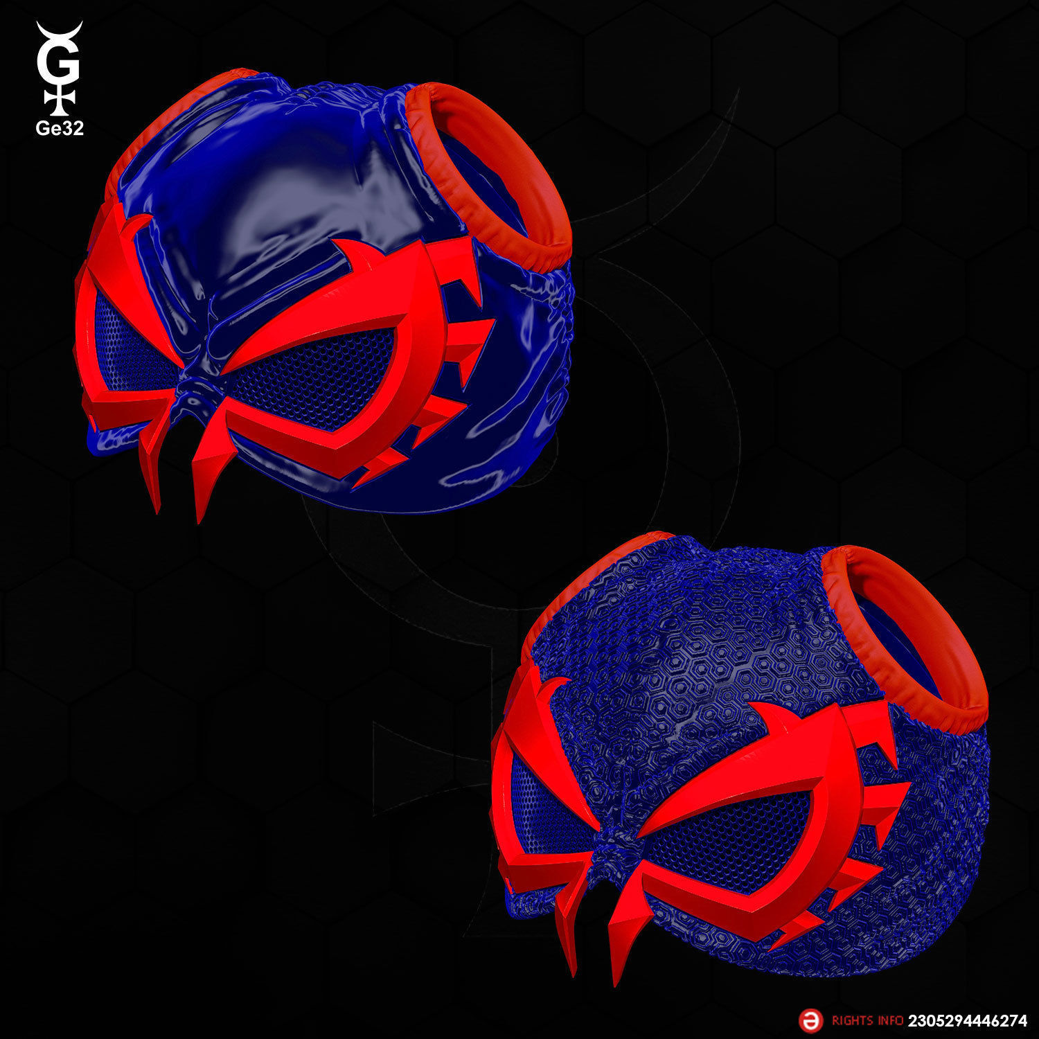 SPIDER CAT 2099 - MASK 3D model 3D printable | CGTrader