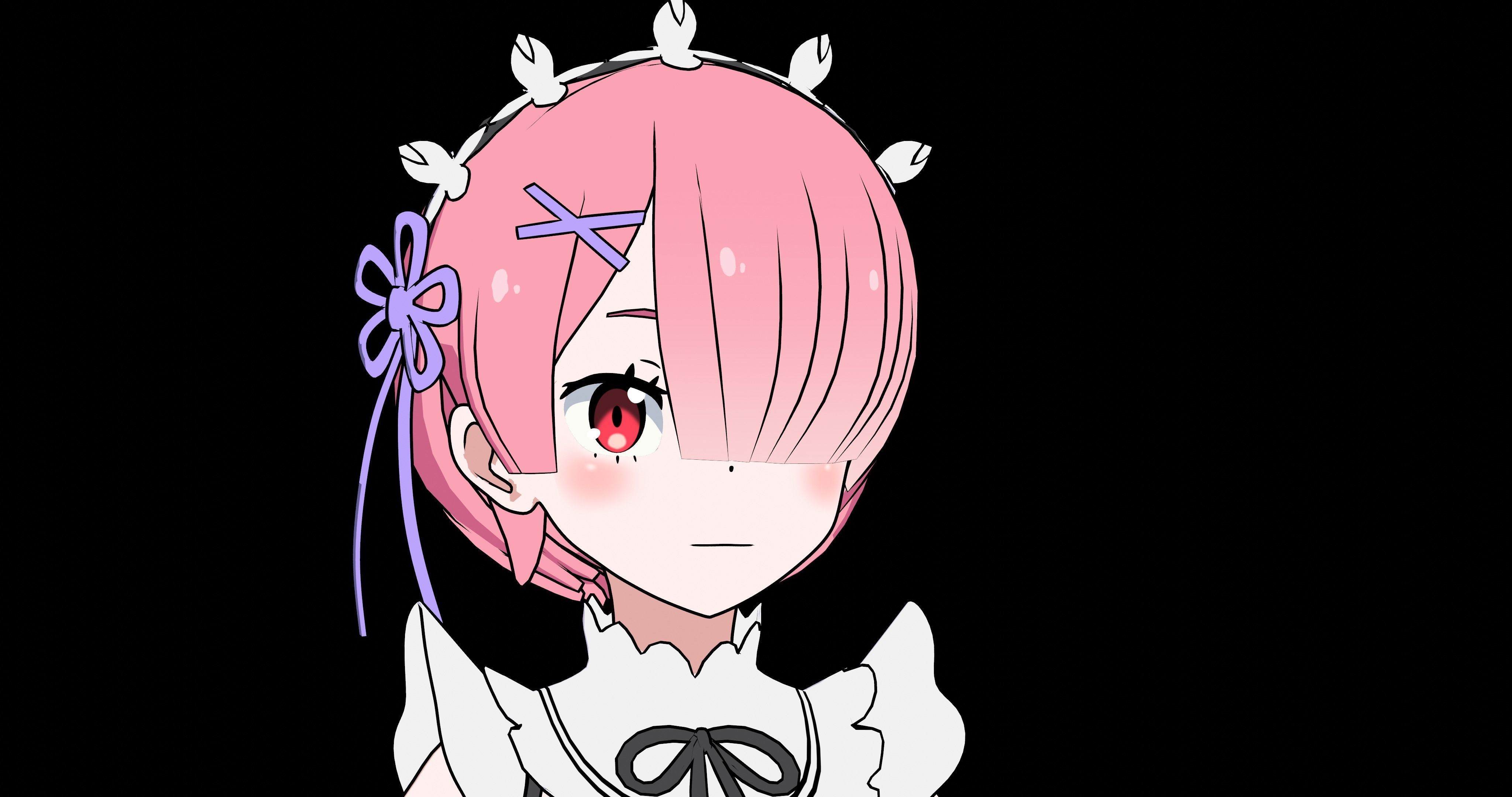 3D model Pack Ram Rem - Re Zero Model 3D - Blender VR / AR / low-poly ...