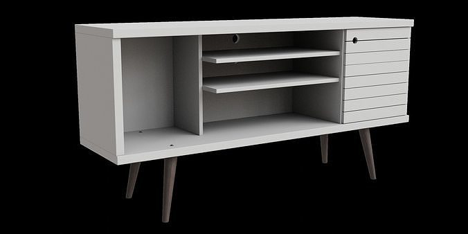 3D model Mid Century Modern Tv Stand VR / AR / low-poly | CGTrader