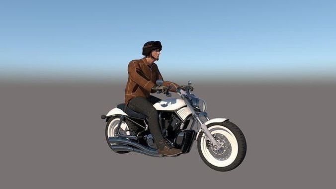 Moto Harley Davidson 3D model | CGTrader