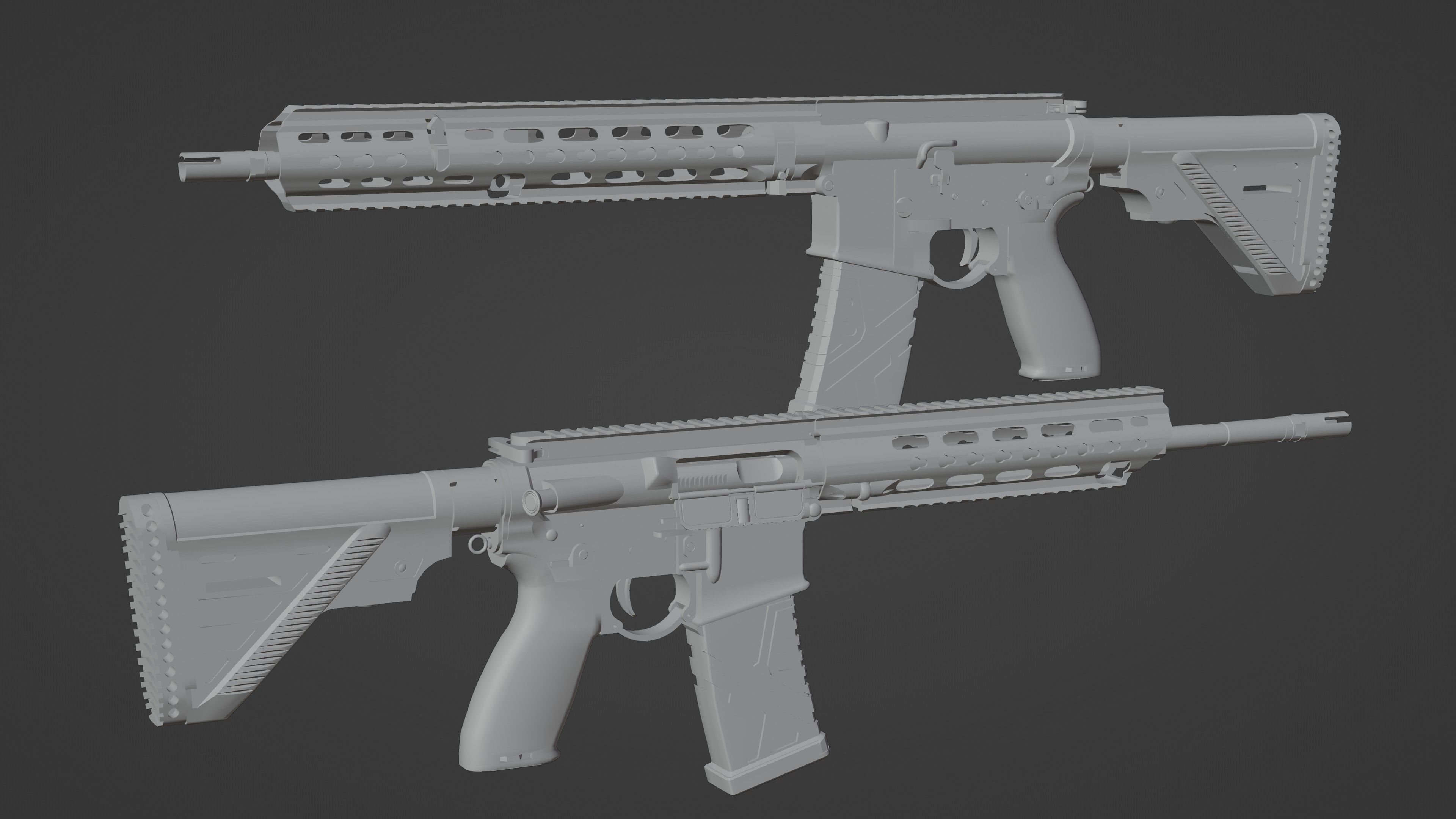 3D model Heckler und Koch G95K VR / AR / low-poly | CGTrader