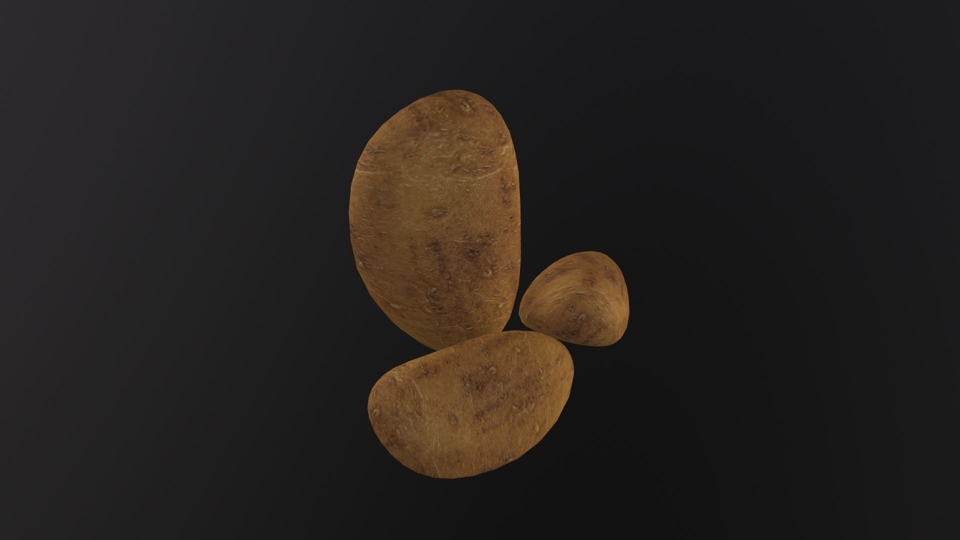 3D model Realistic Potato 3D Model VR / AR / low-poly | CGTrader