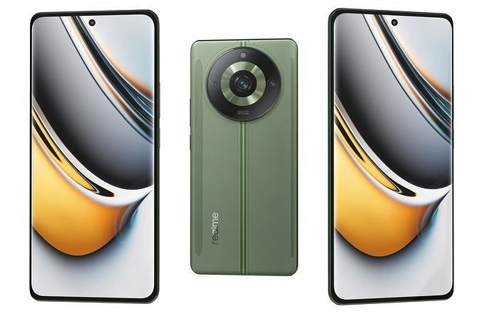 3D model Realme 11 Pro Green VR / AR / low-poly | CGTrader