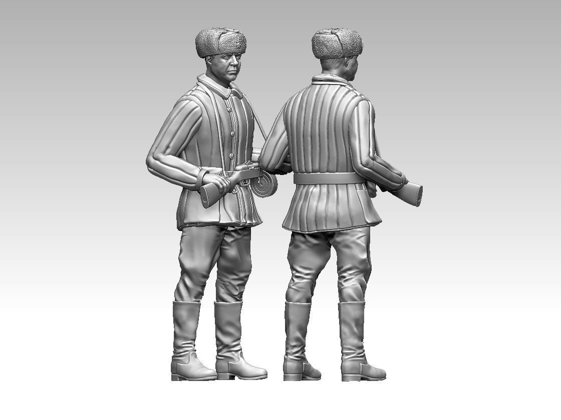 RUSSIAN SOLDIER 3D model 3D printable | CGTrader