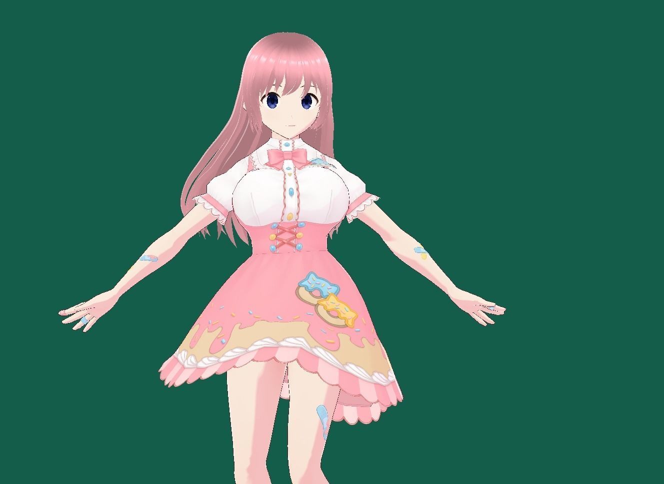 3D model Bocchi the Rock Adult VRChat Avatar 3D model VR / AR / low ...