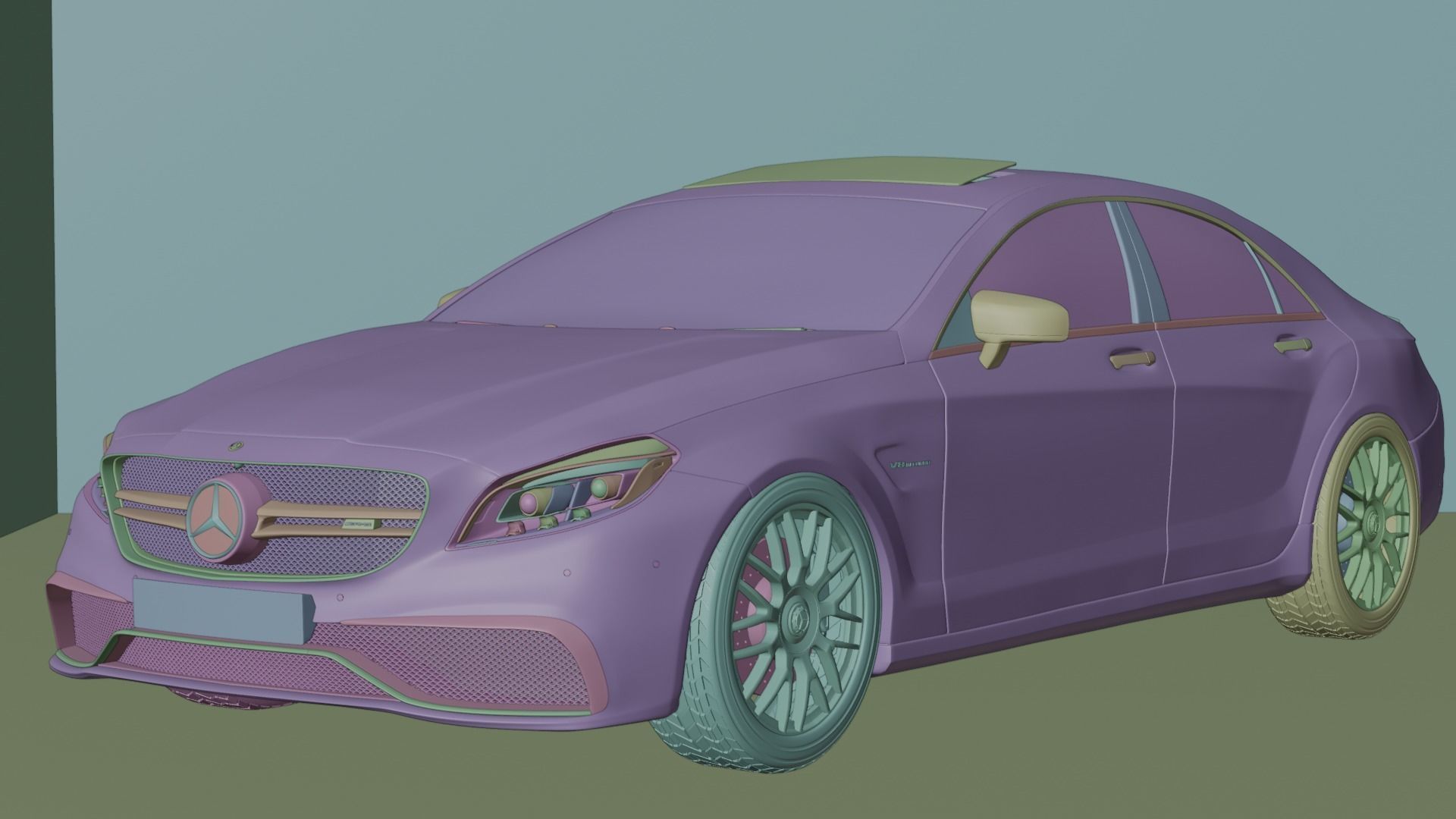 Mercedes-Benz CLS 63 W218 3D model | CGTrader