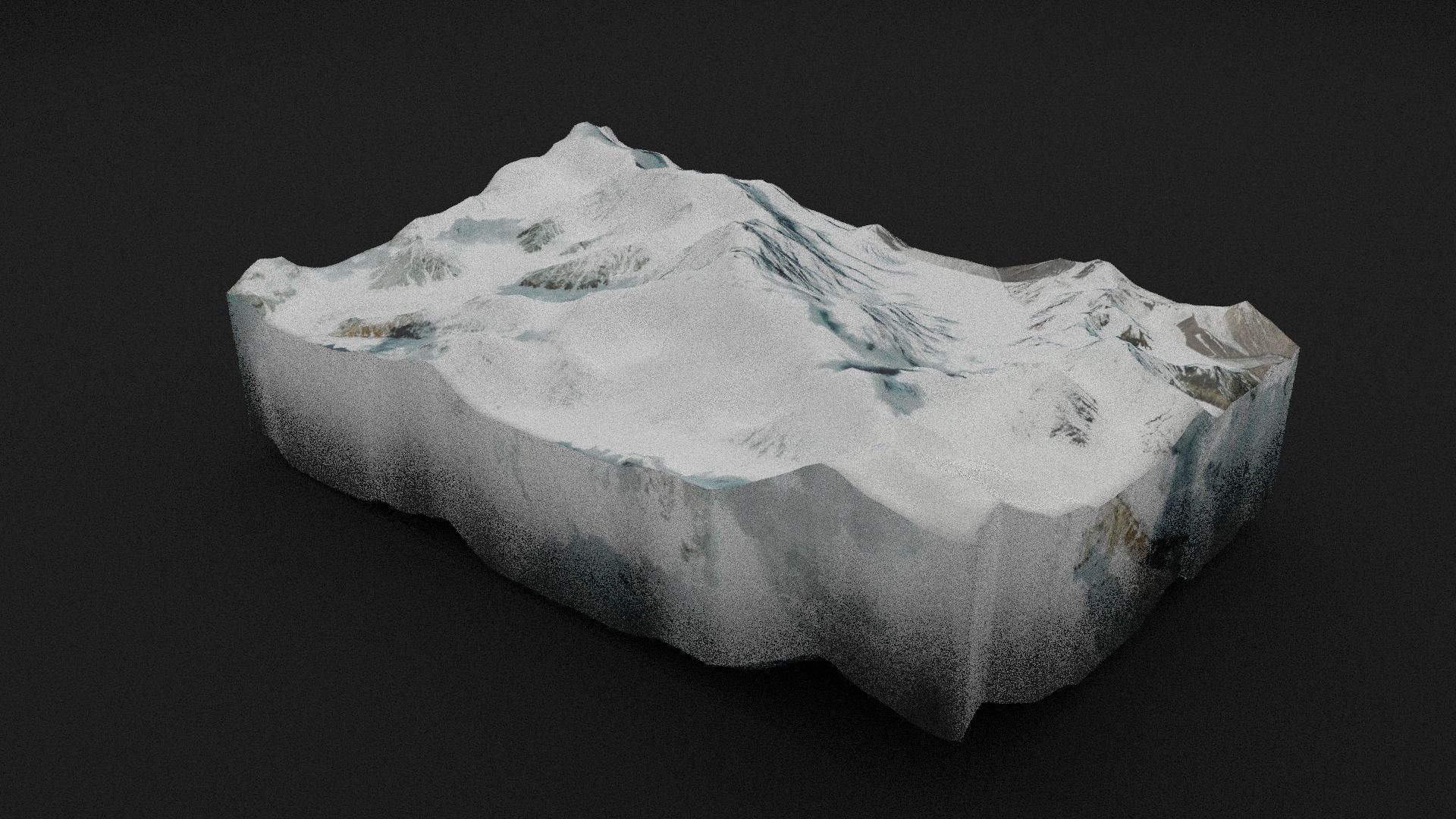 3D model Teram Kangri VR / AR / low-poly | CGTrader