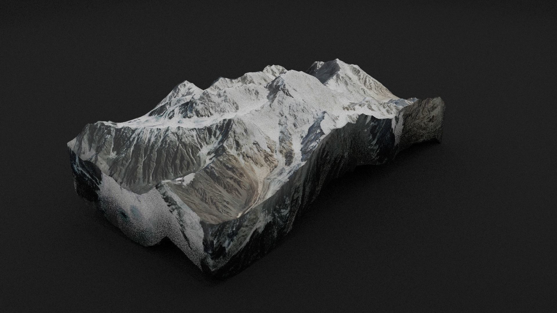 3D model Tirich Mir VR / AR / low-poly | CGTrader