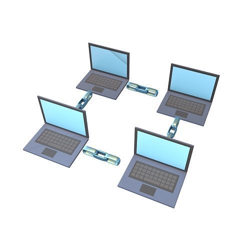 3D model Lan Network Icon V1 004 VR / AR / low-poly | CGTrader