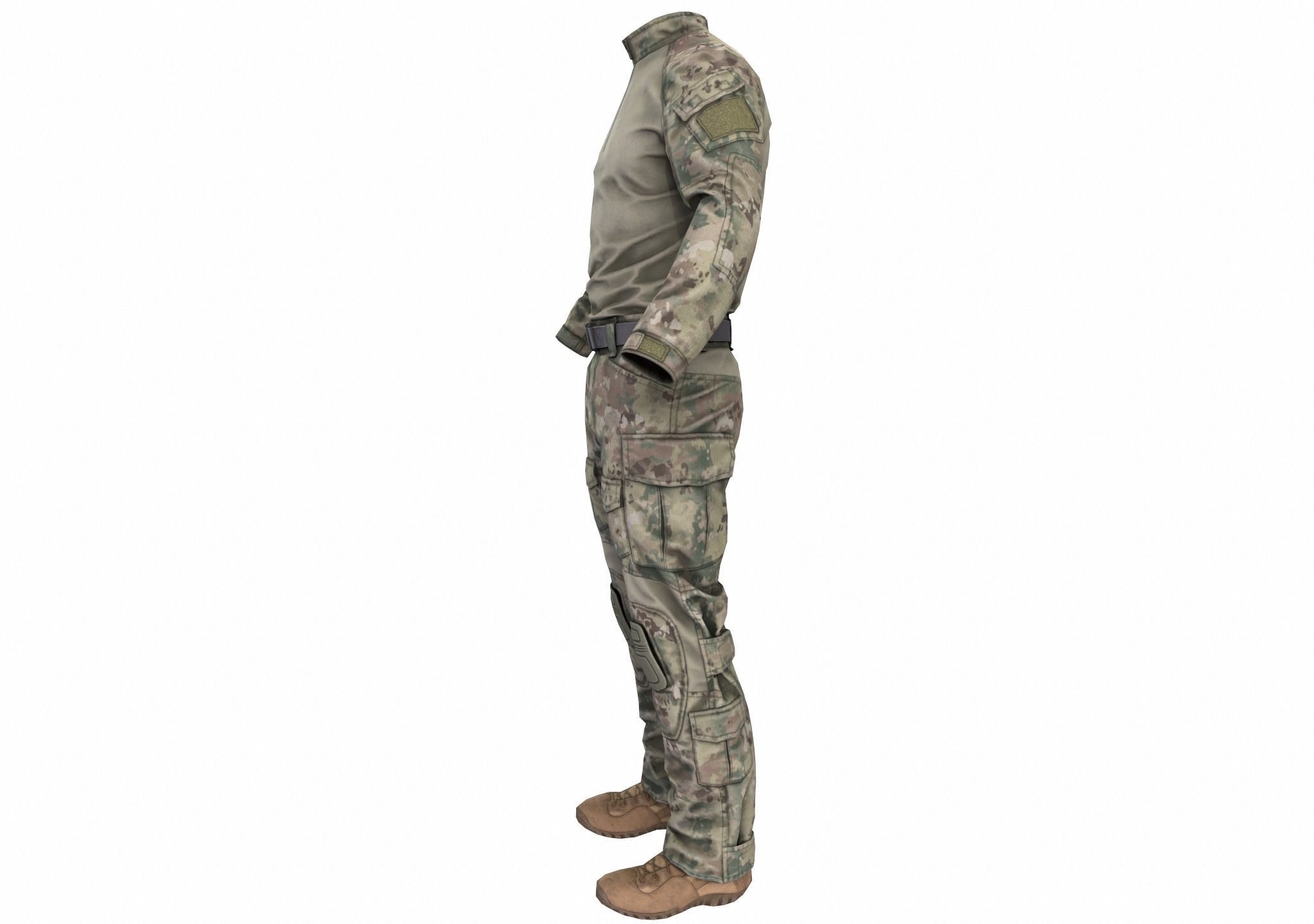 3D model MILITARY Game Ready Crye G3 Uniform VR / AR / low-poly | CGTrader