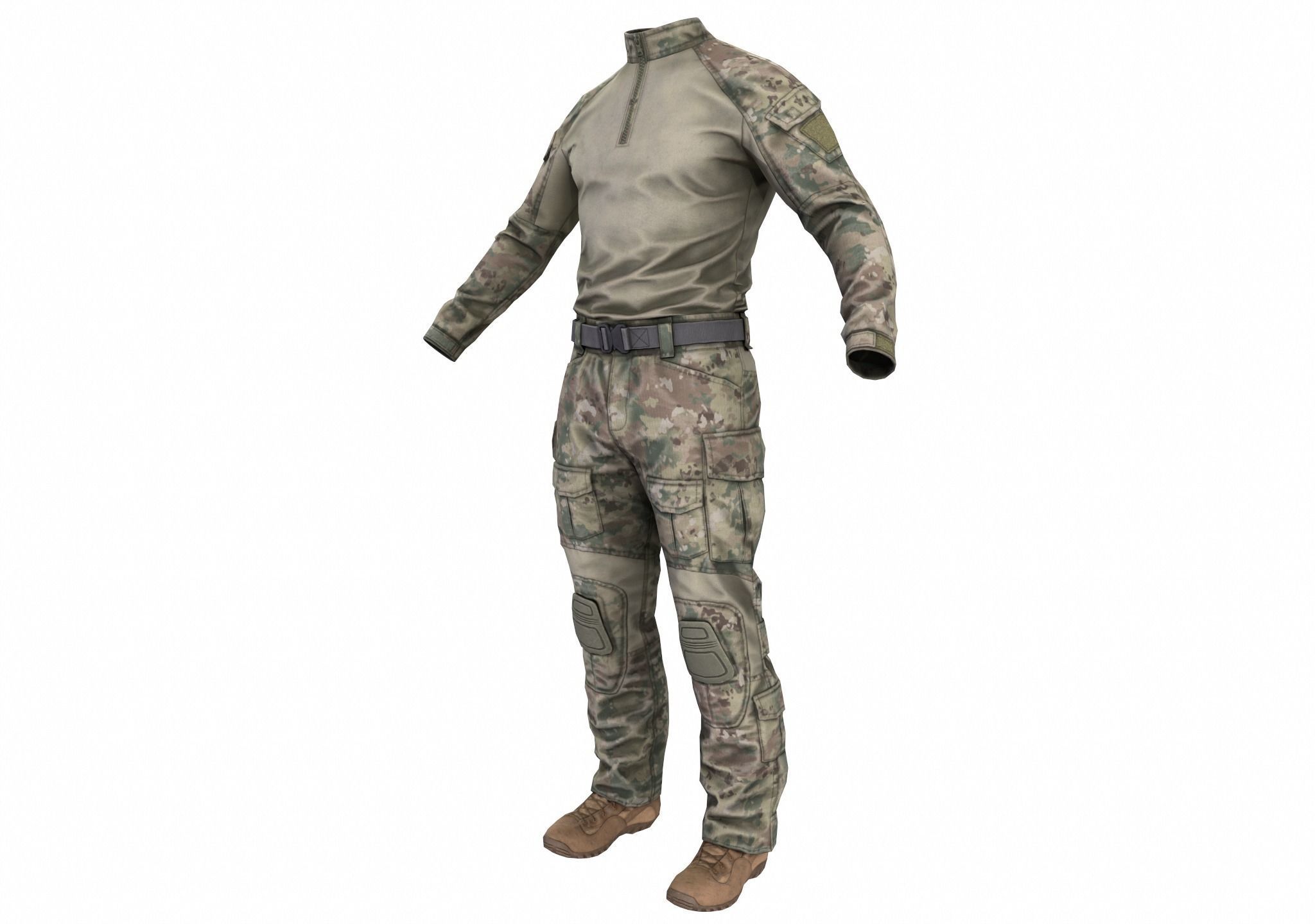 3D model MILITARY Game Ready Crye G3 Uniform VR / AR / low-poly | CGTrader