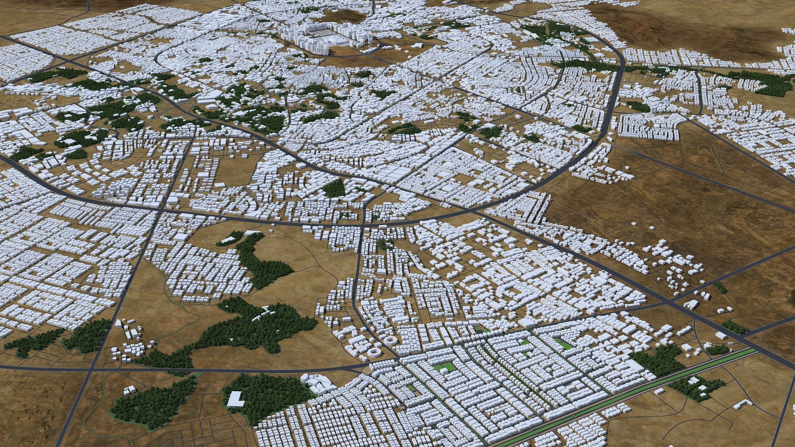 0186 - Al-Madinah Al-Munawara 3D Urban - 2D Drawings 3D model | CGTrader