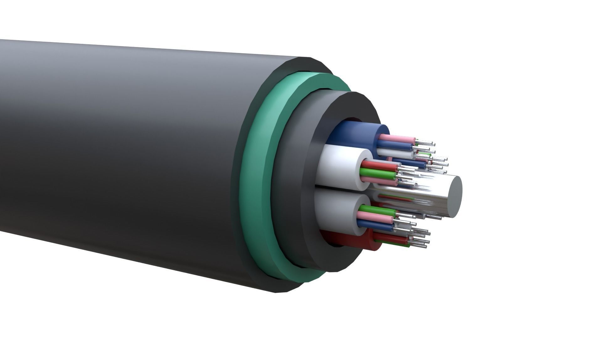 optical fiber 3D model | CGTrader
