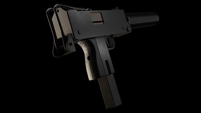 Mac 10 - Model and Textures high-poly 3D model 3D model | CGTrader