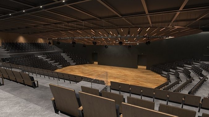 Theater or Concert Hall 3D model | CGTrader