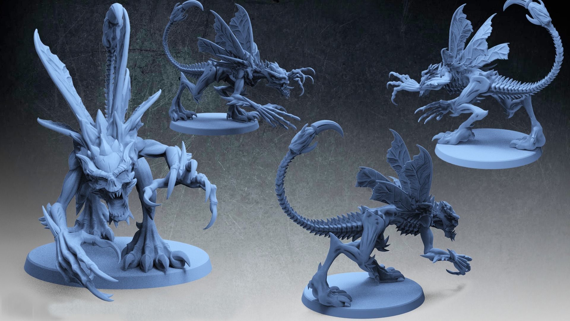 Bone Devil Miniature 3D print model 3D model 3D printable | CGTrader