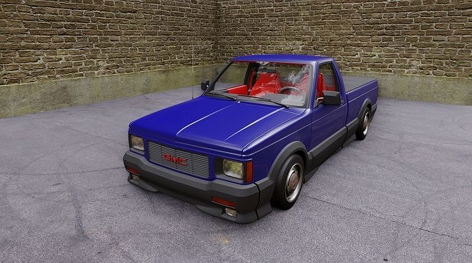 3D model GMC syclone VR / AR / low-poly | CGTrader
