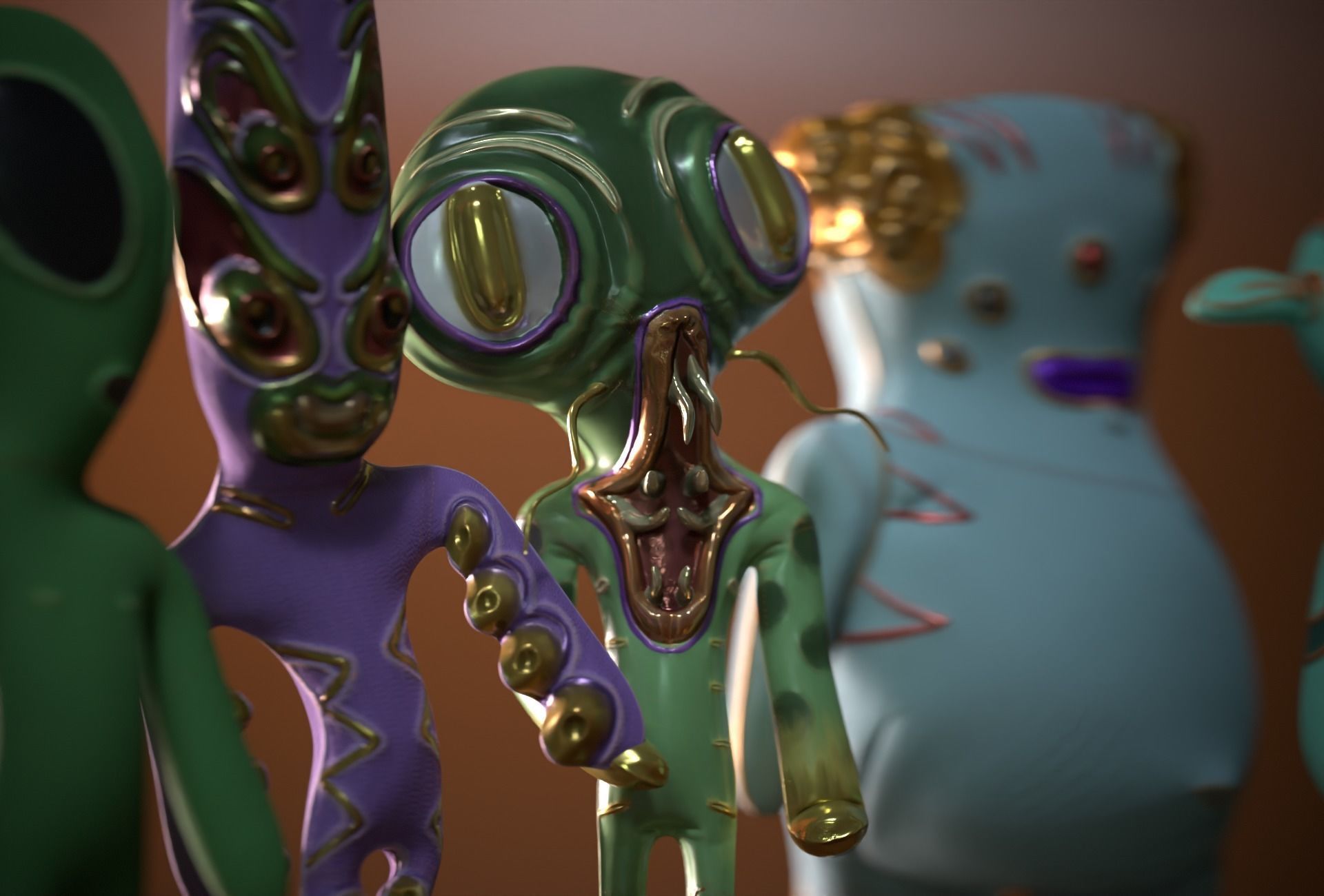 3D model Horror Toys Bundle Pack VR / AR / low-poly | CGTrader