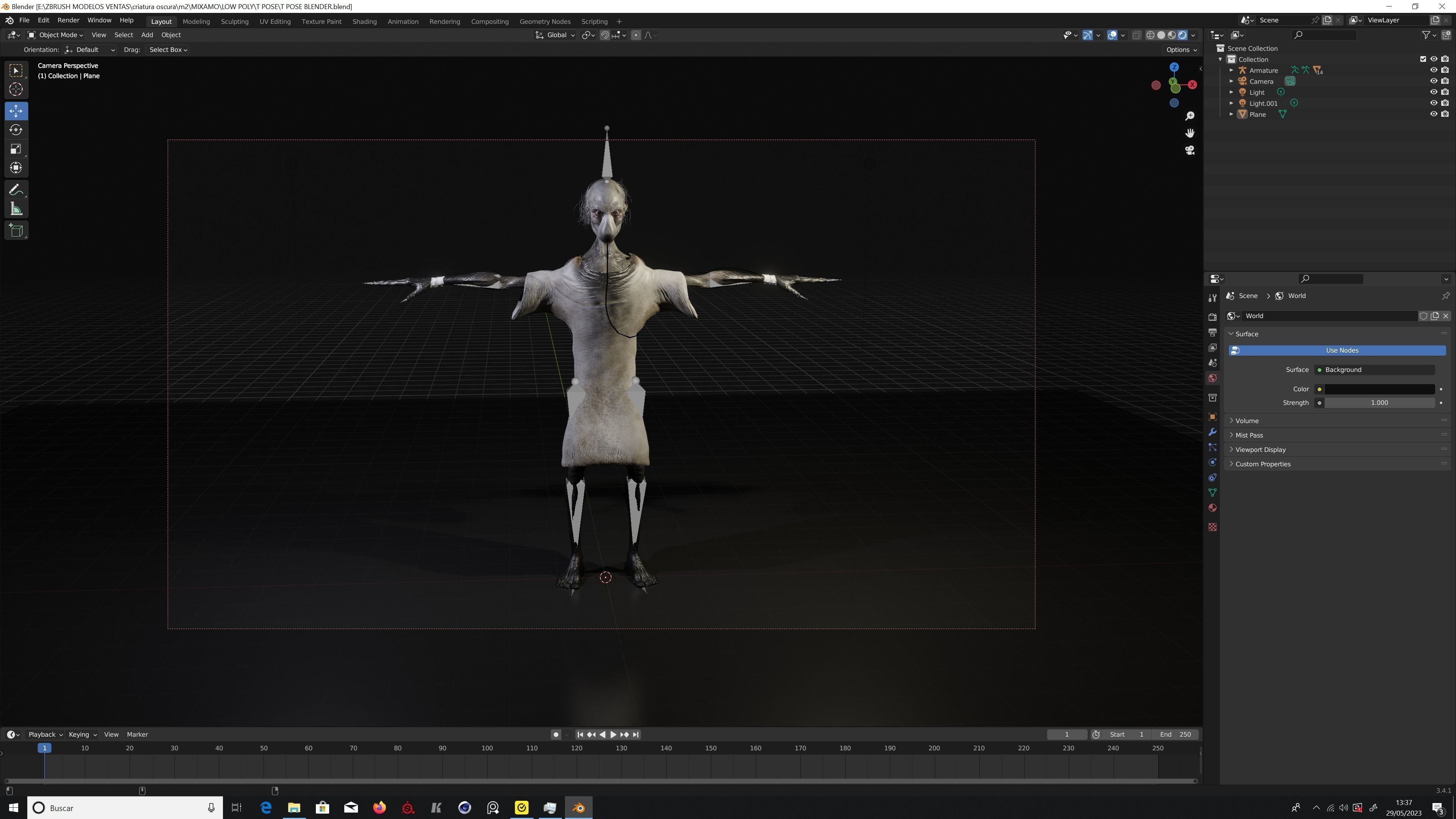 EVIL ENTITY 3D model animated rigged | CGTrader