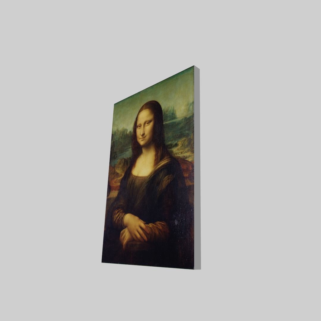 3D model Monalisa painting VR / AR / low-poly | CGTrader