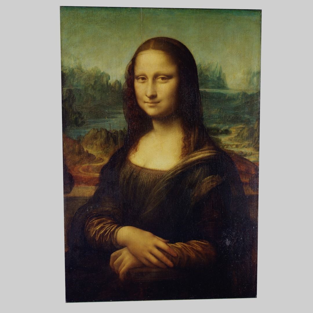 3D model Monalisa painting VR / AR / low-poly | CGTrader