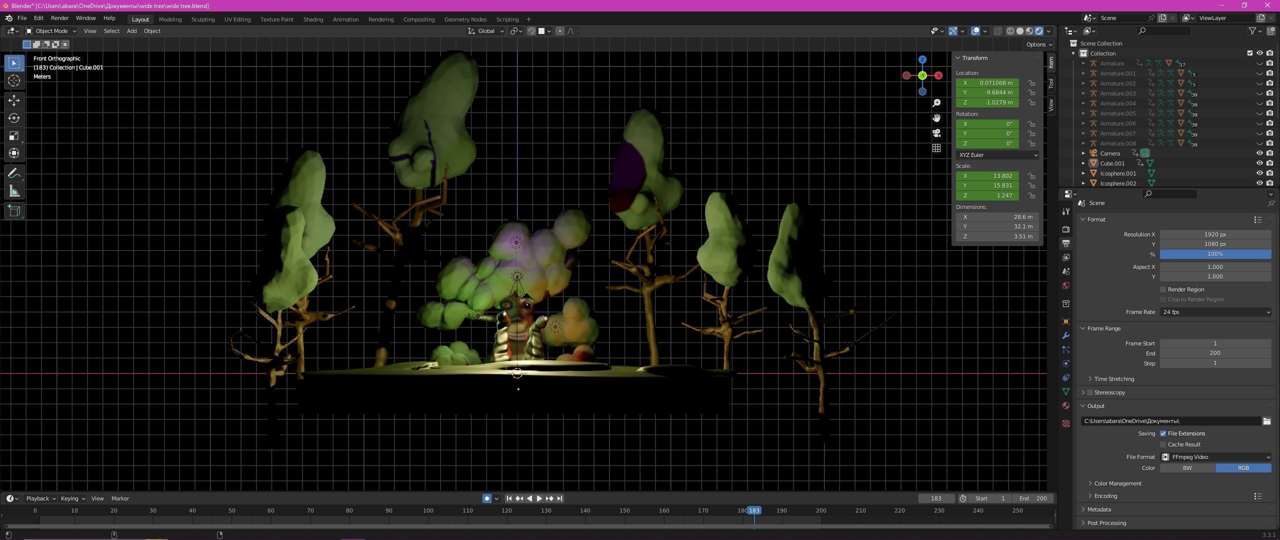 Wise Mystical Terminator Tree 3D model animated rigged | CGTrader
