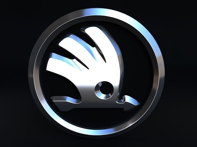 Skoda 2011 Logo 3D model | CGTrader