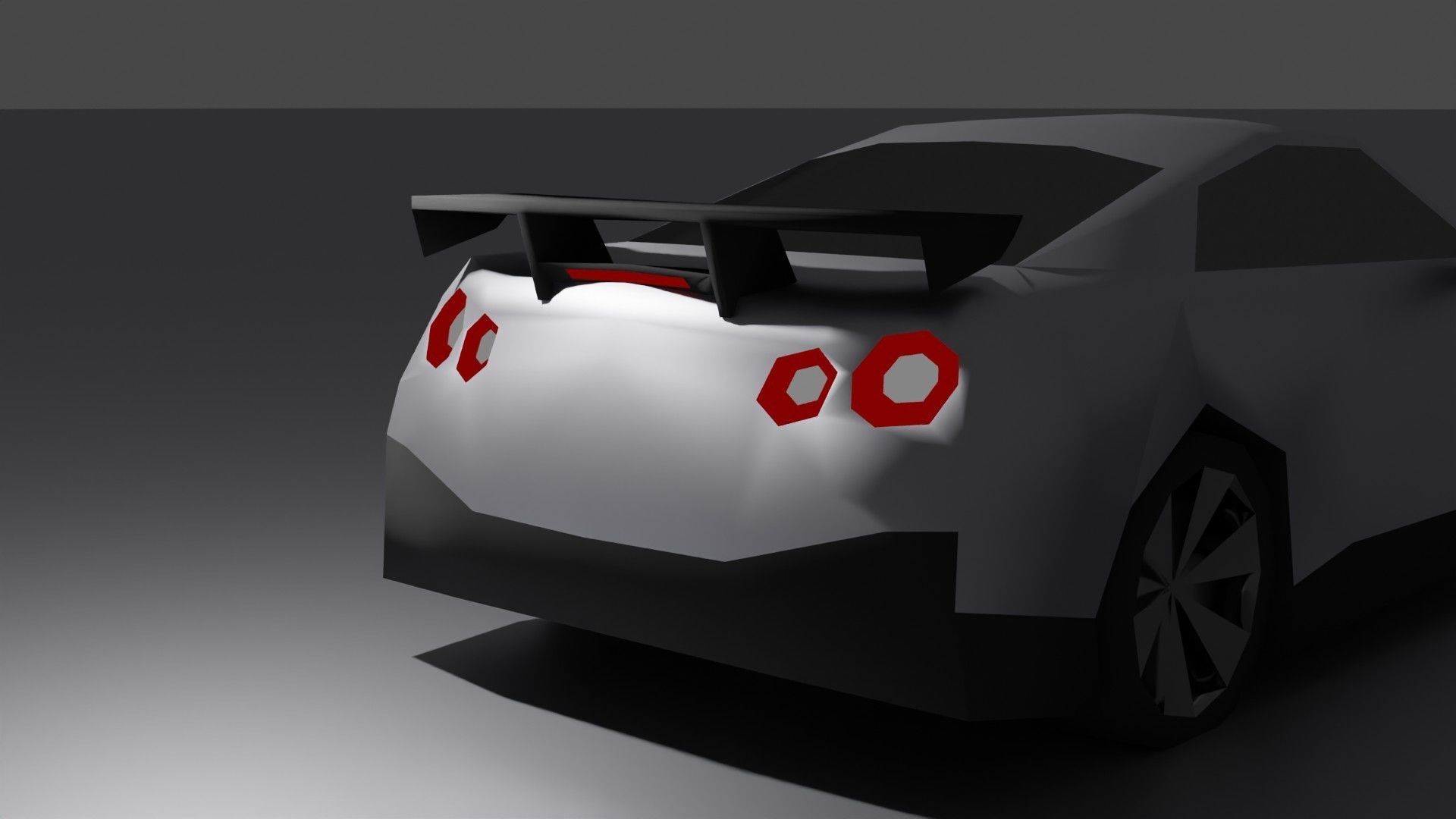 3D model Low-poly 3d Nissan GT-R 2022 VR / AR / low-poly | CGTrader